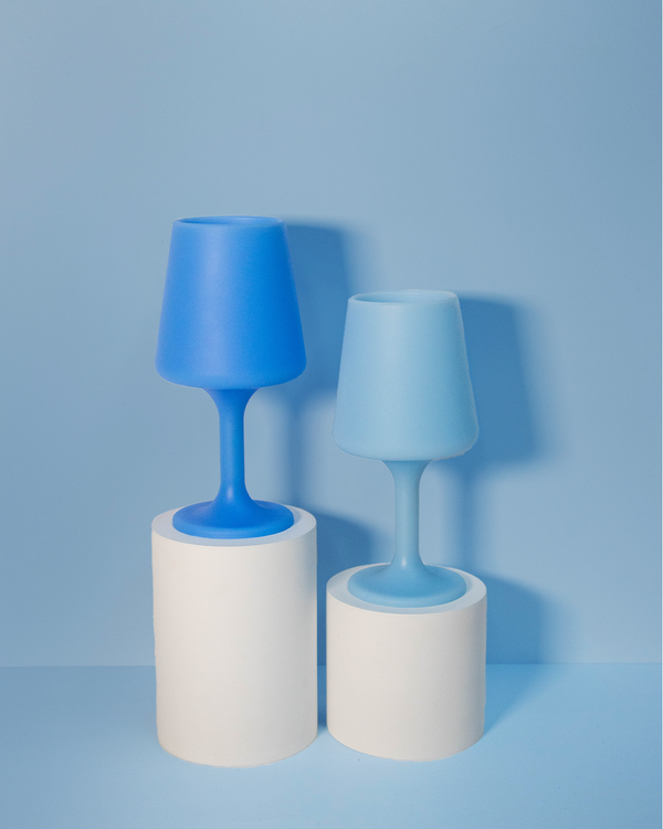 Swepp silicone unbreakable wine glasses - Kingfisher + Sky – Grace + Wild